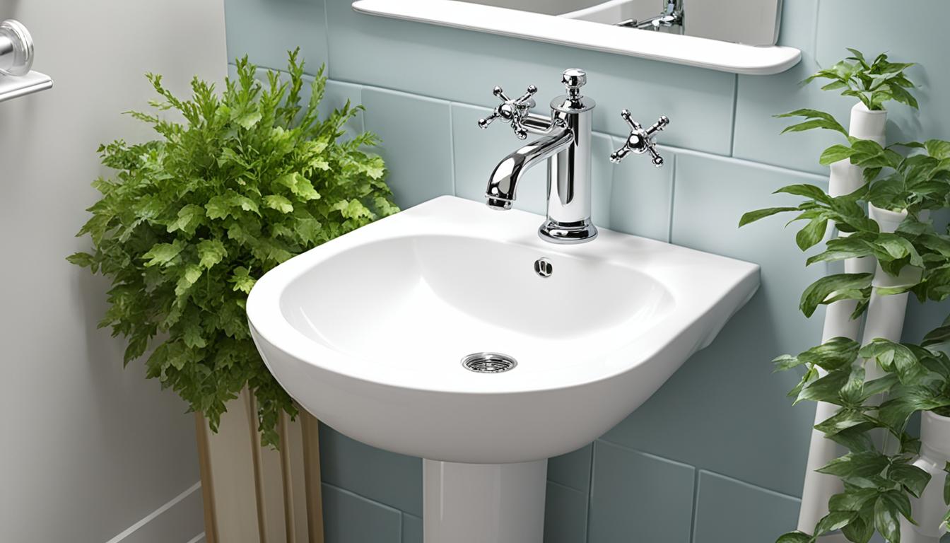 Conceal Plumbing Behind Pedestal Sink Easily
